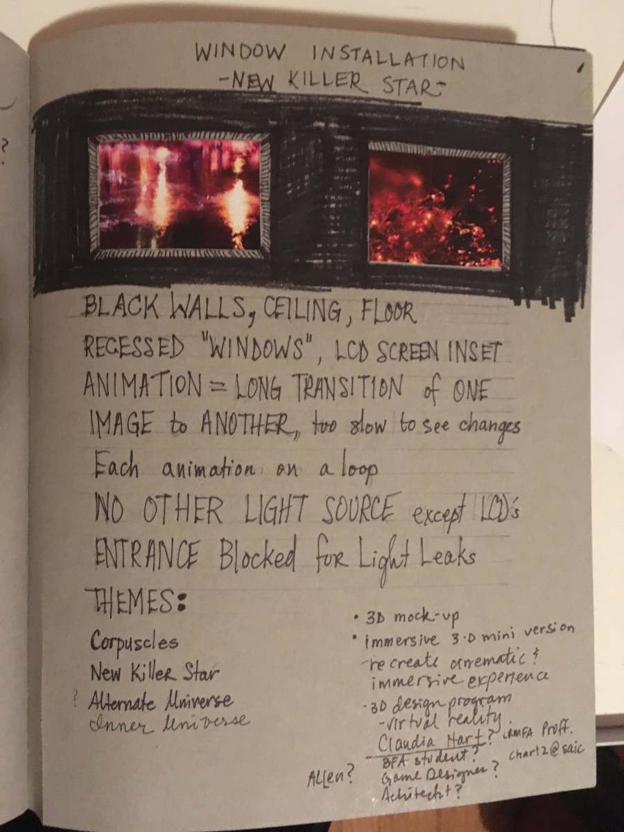 The Sublime Light & Dark: Concepts behind the installations.